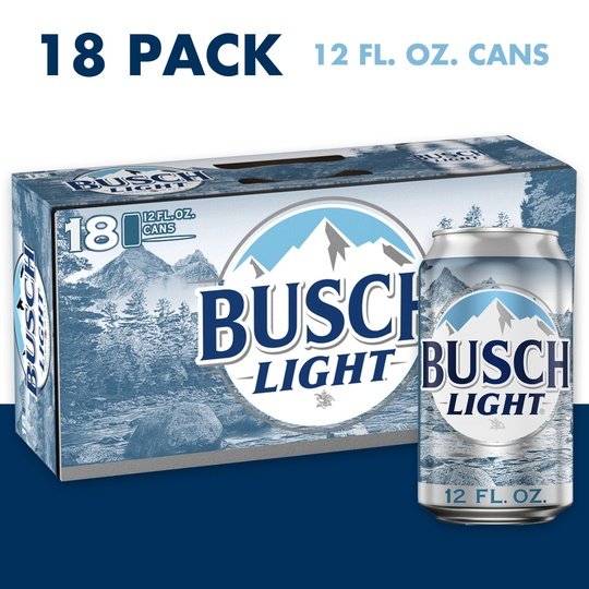 Busch Light Beer, 18 Pack, 12 fl oz Cans, 4.1% ABV, Domestic – Rights Fresh